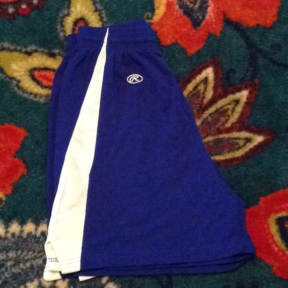 Rawlings | Shorts | Rawlings Royalwhite Athletic Shorts | Poshmark